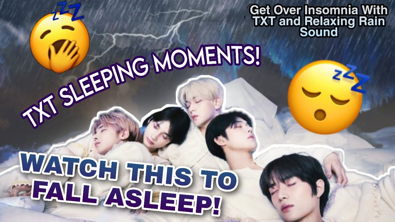 Try Not To Fall Asleep w/ TXT Sleeping, Sleepy, and Yawning Moments ...