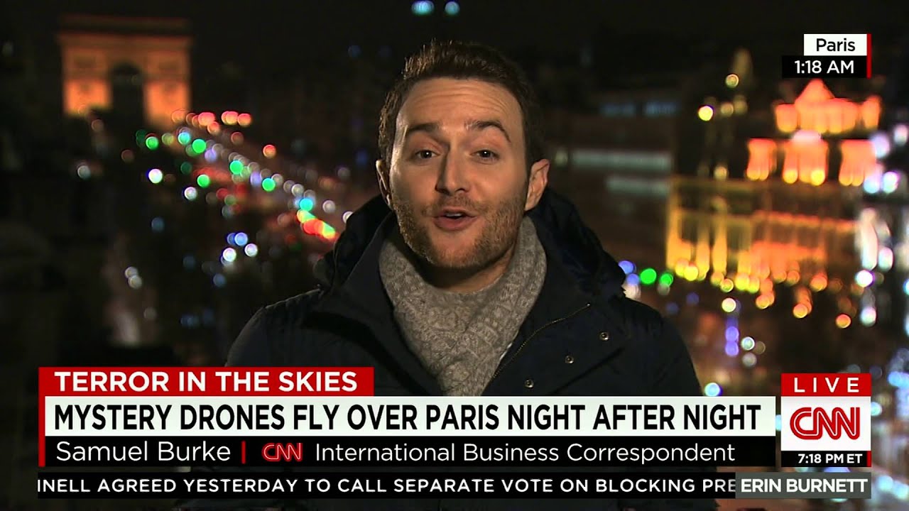 Paris Drones - CNN's Samuel Burke Live - YouTube