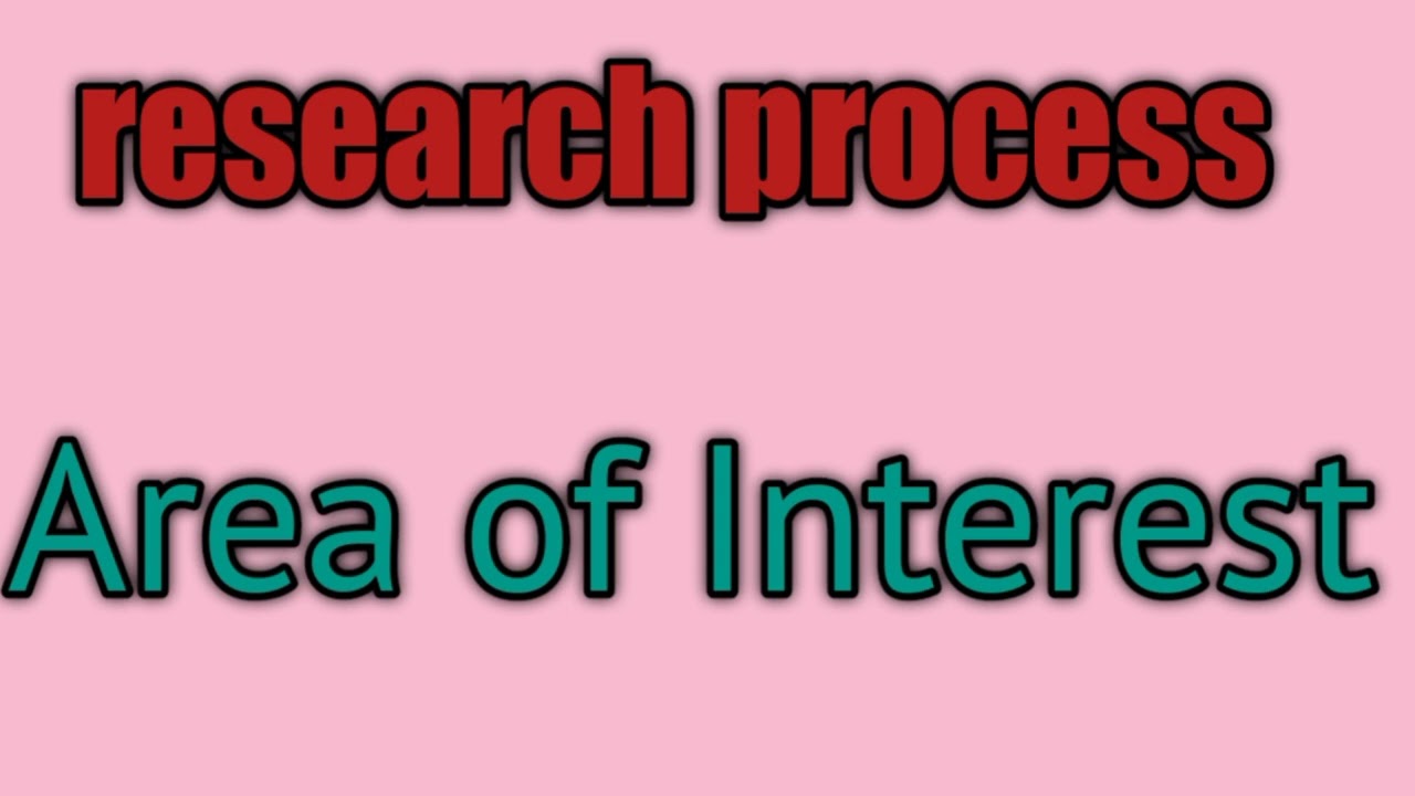 Research area of Interest - YouTube