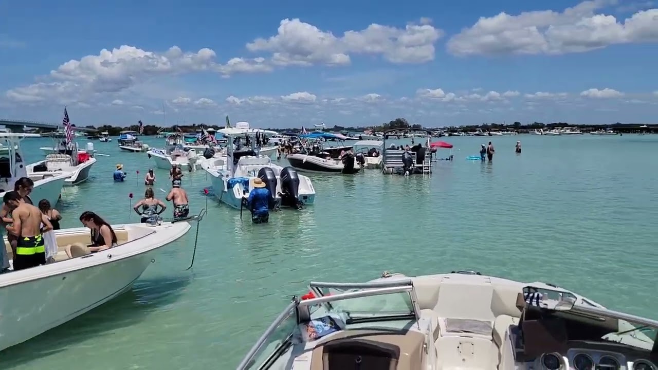 Boca Grande Sandbar April 16th 2022 - YouTube