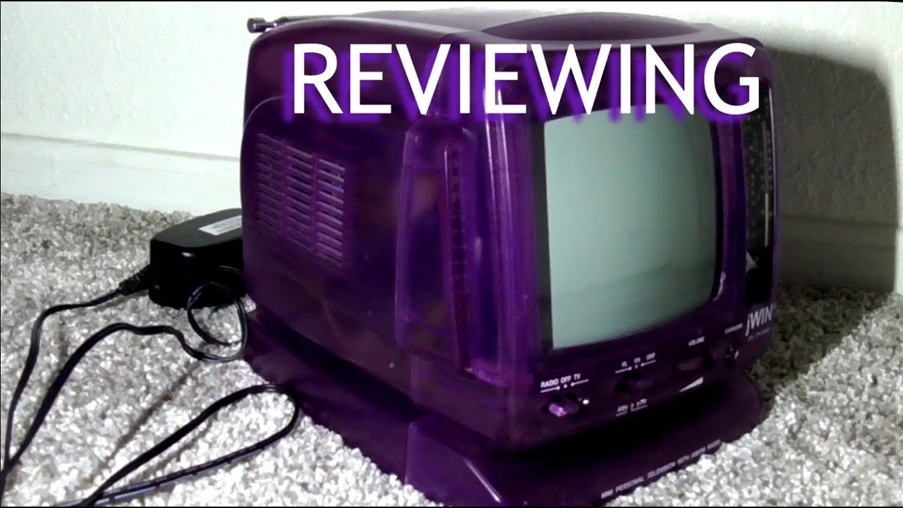 Reviewing A Purple 5" CRT TV! - YouTube