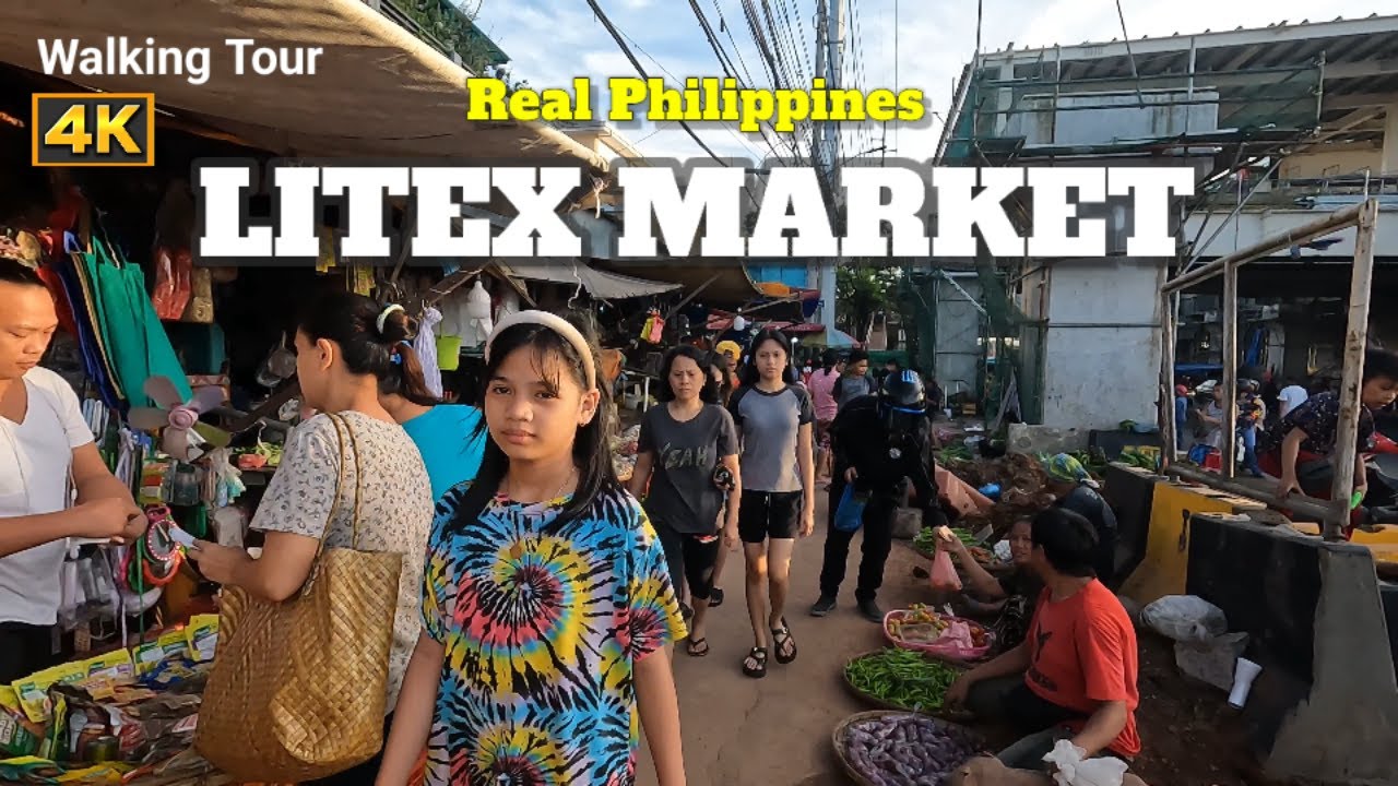 LITEX MARKET COMMONWEALTH Walking Tour [4K] Philippines 🇵🇭 - YouTube