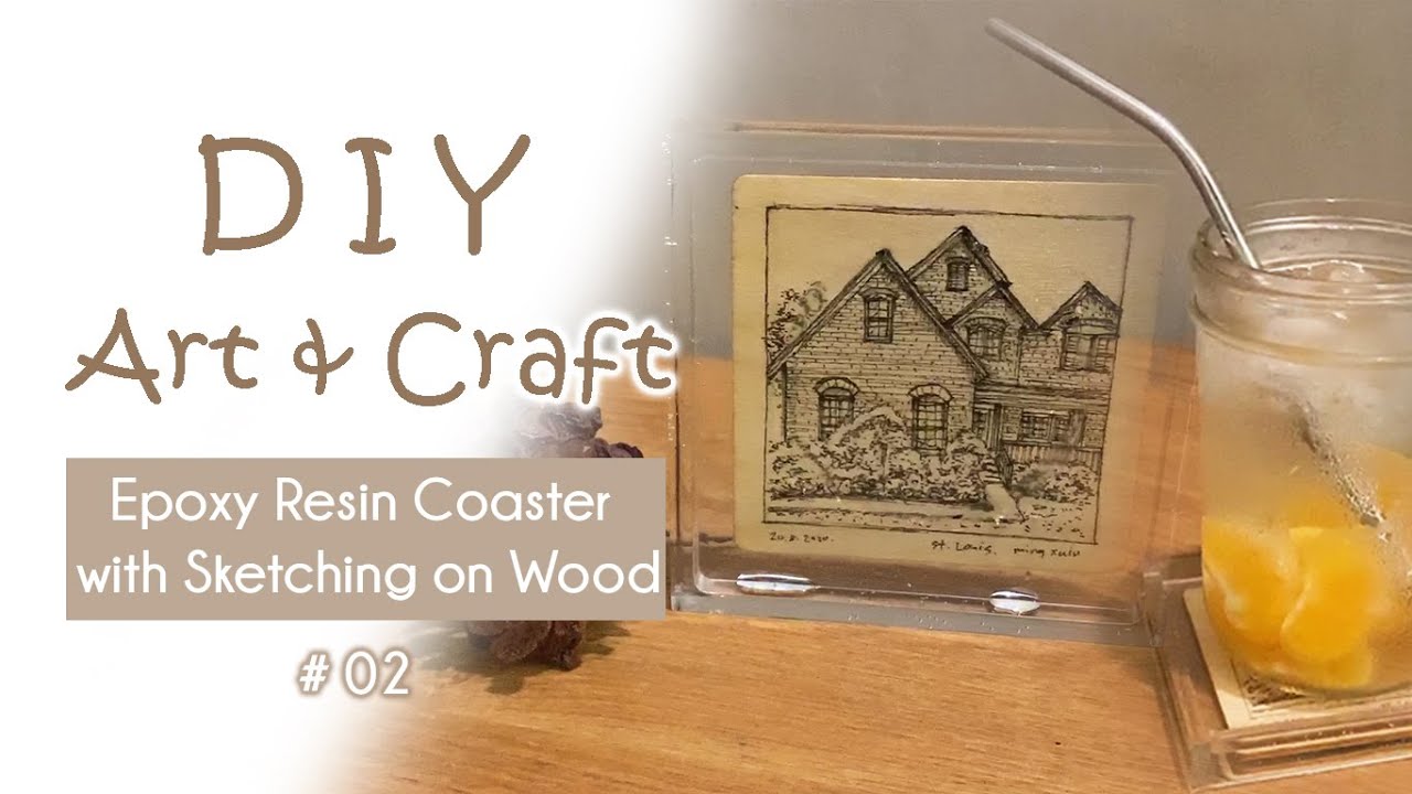 Epoxy Resin Coaster | DIY Art & Craft Tutorial 02 - YouTube