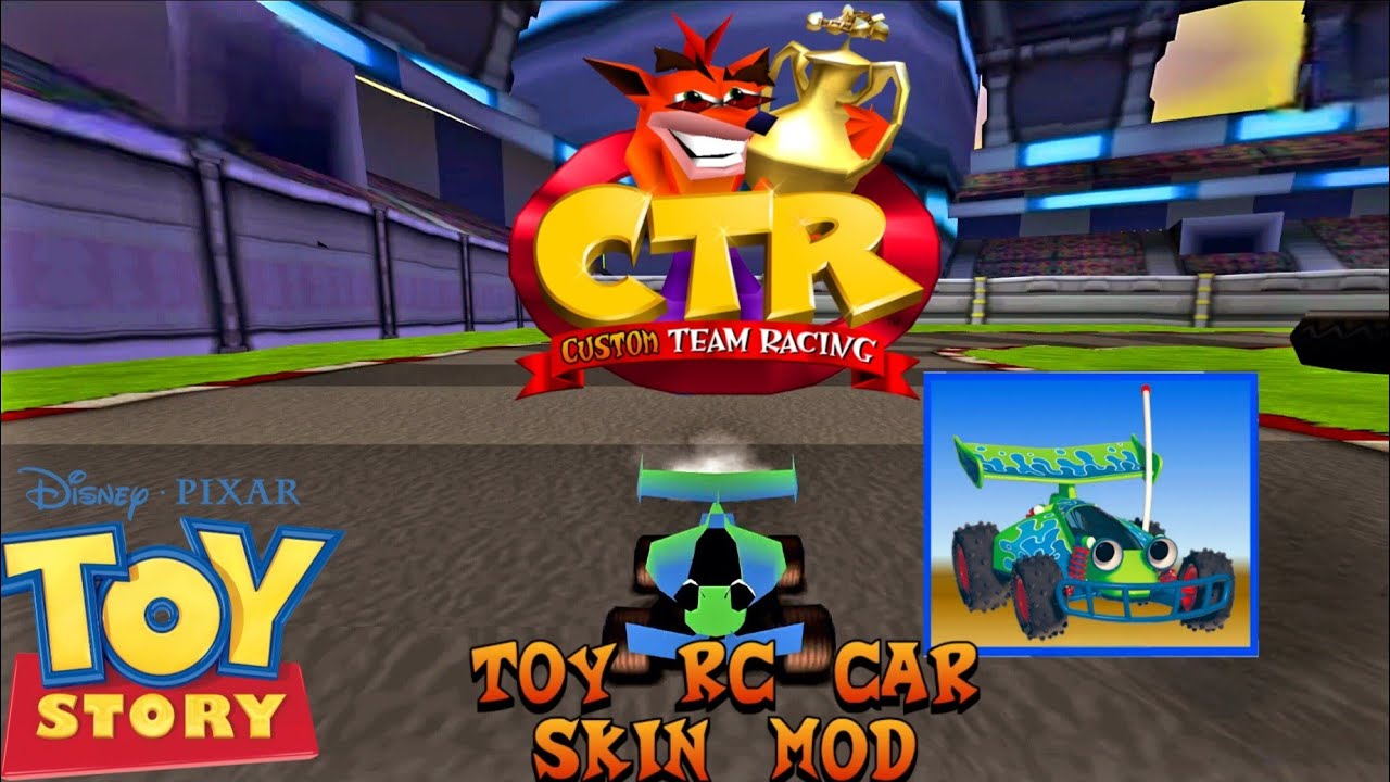 CTR Crash Team Racing: Toy RC Car Skin Mod (Toy Story) - YouTube