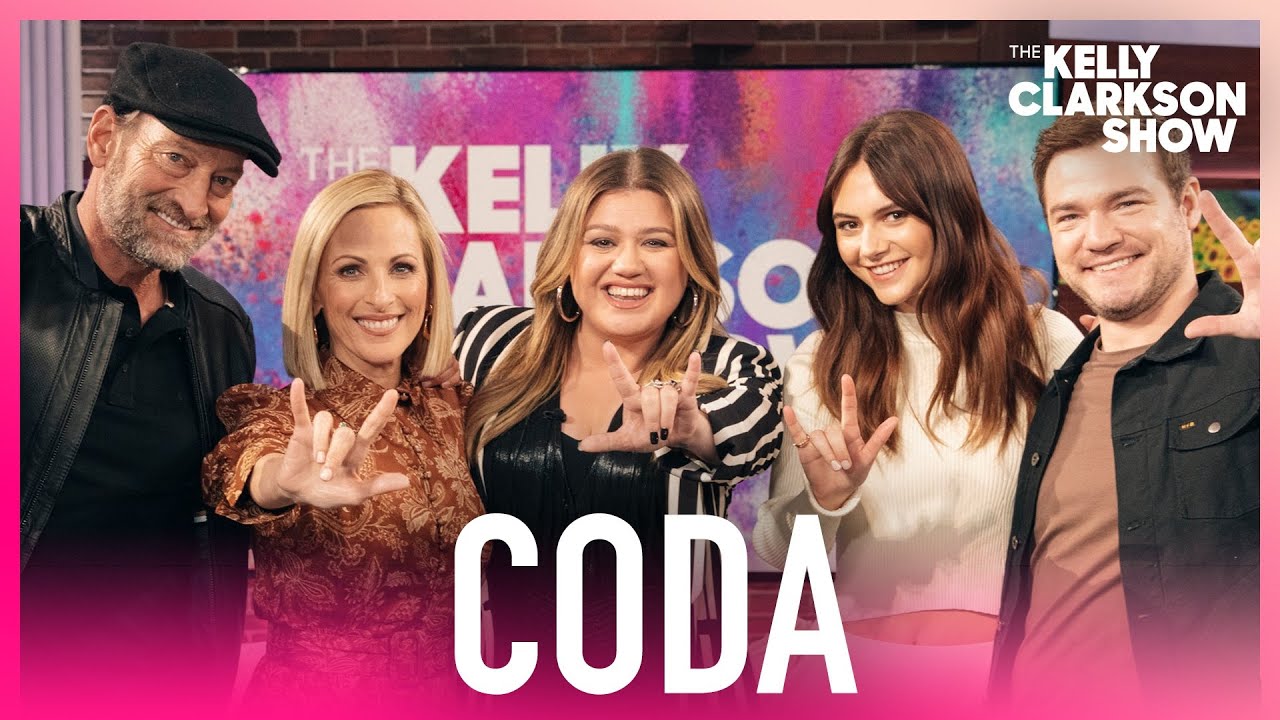 Oscar-Nominated 'CODA' Cast Gifts Kelly Clarkson One-Of-A-Kind ASL ...