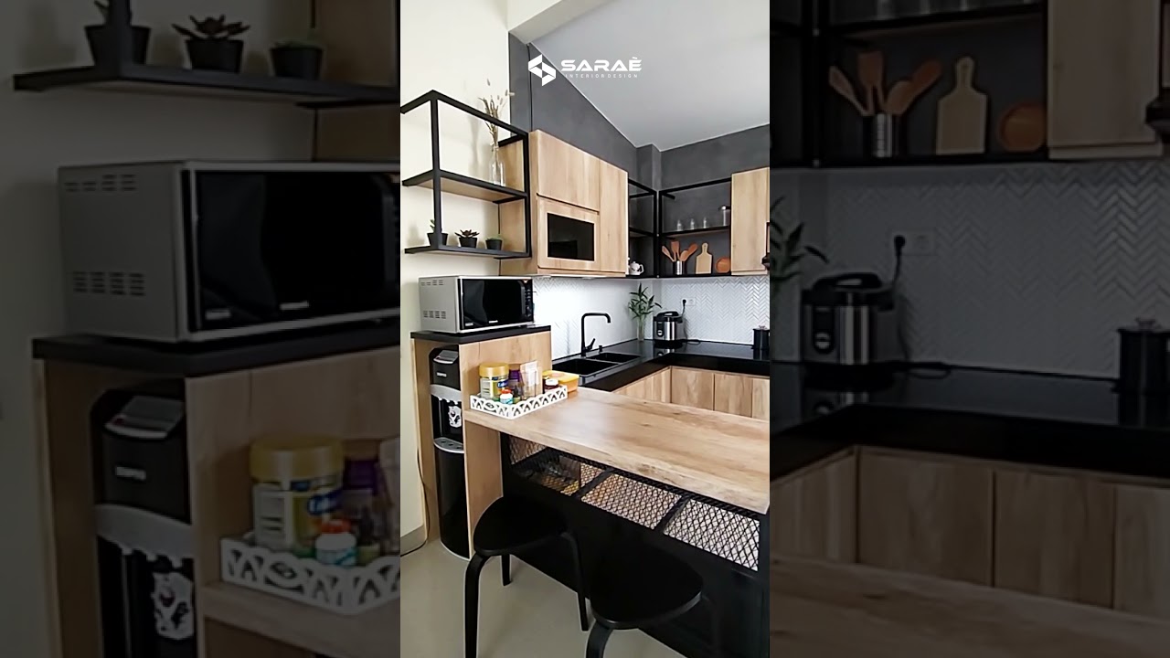 KITCHEN SET INDUSTRIAL MINIMALIS - YouTube
