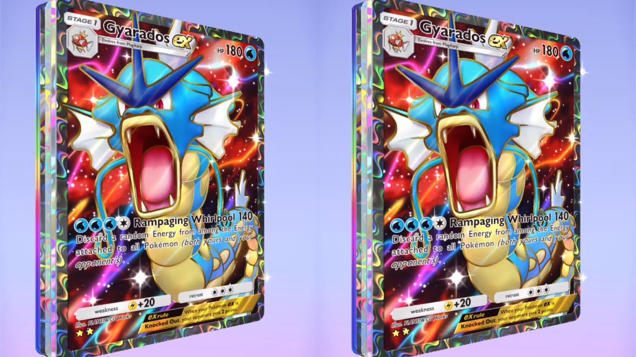 GYARADOS GOD PACK POKEMON TCG POCKET - YouTube