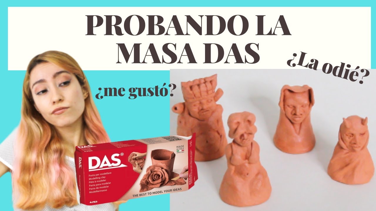 PROBANDO MASA DAS//¿Cómo usarla? ¿Qué materiales se necesitan? ¿La ...