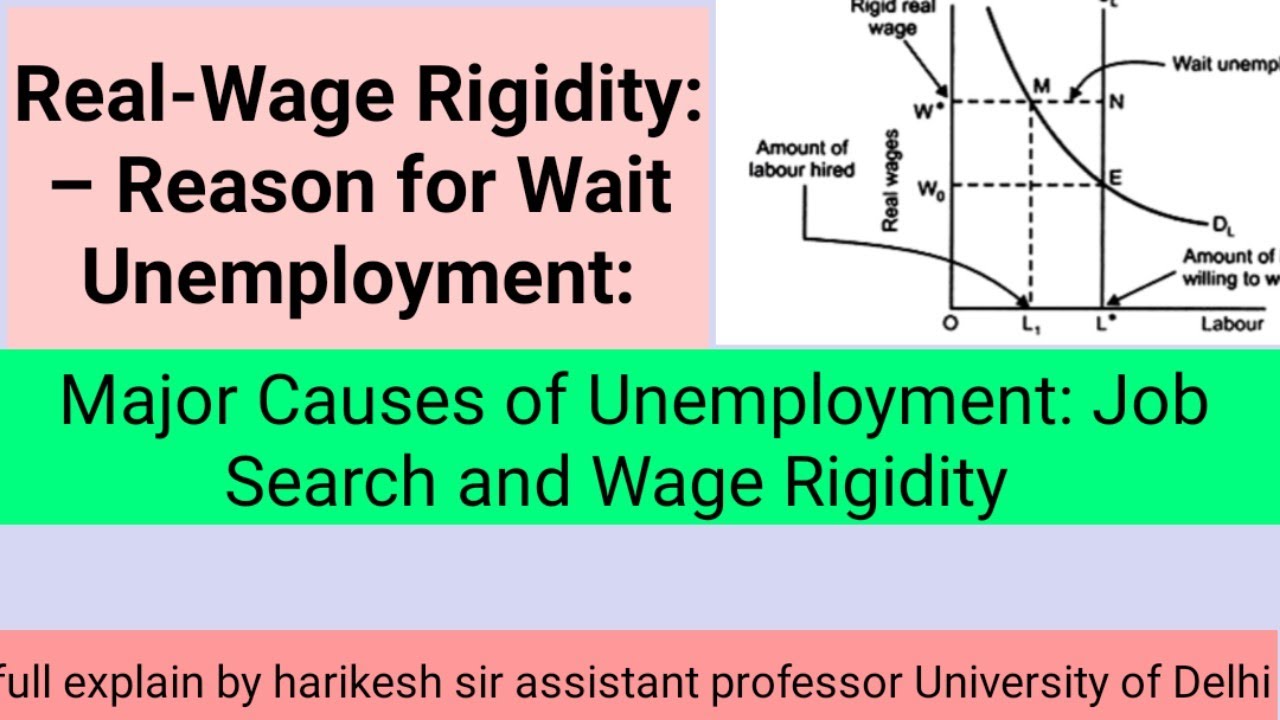 Major Causes of Unemployment: Job Search and Wage Rigidity - YouTube
