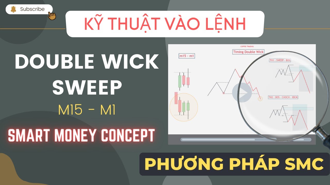 Hướng Dẫn Kỹ Thuật Vào Lệnh Double Wick - Sweep l PHƯƠNG PHÁP SMC - YouTube