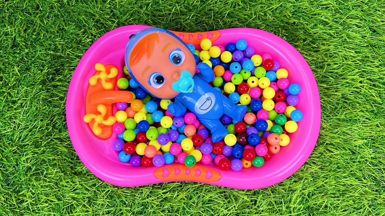 Floating Candy Mix & Slime Ripples ASMR Paradise - YouTube