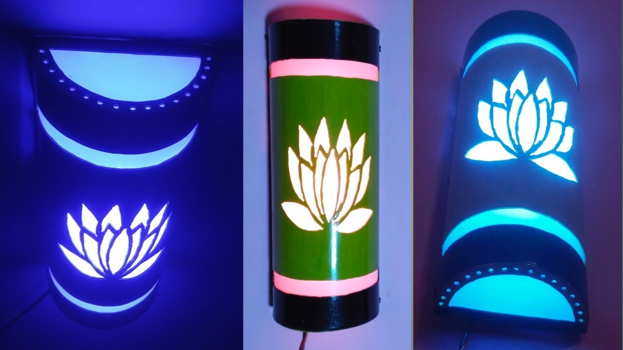 Modern Lighting Ideas From Pvc Pipe / Pvc Pipe Project / Diy Craft / SB ...