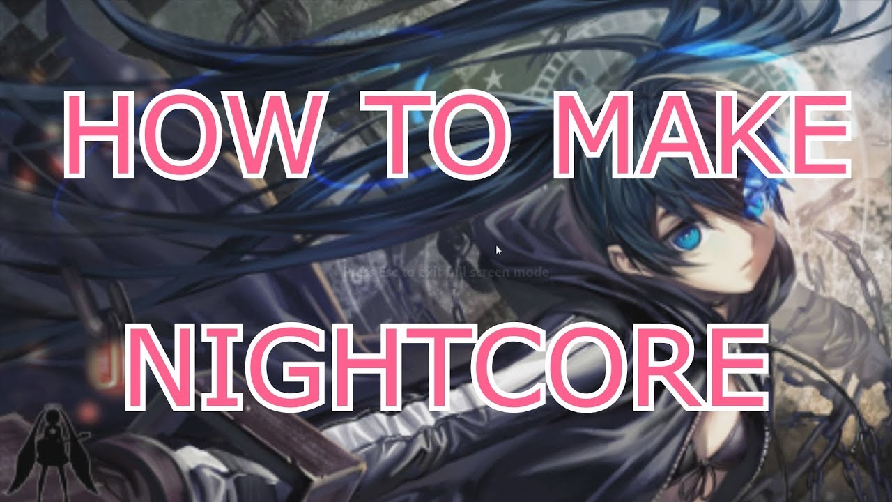 How To Make Night Core On Sony Vegas Pro Easy! - YouTube