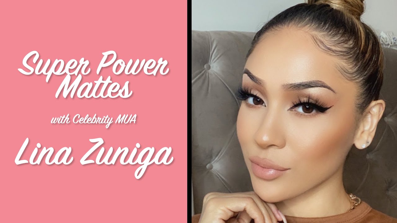 Natural Matte Glam with Celebrity MUA Lina Zuniga - YouTube