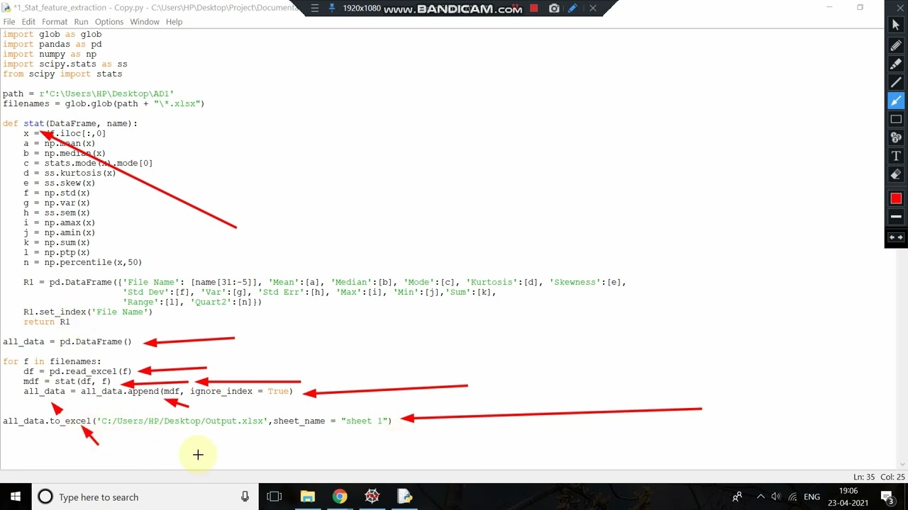 Lab session 3: To extract features from given data set and establish training data - YouTube