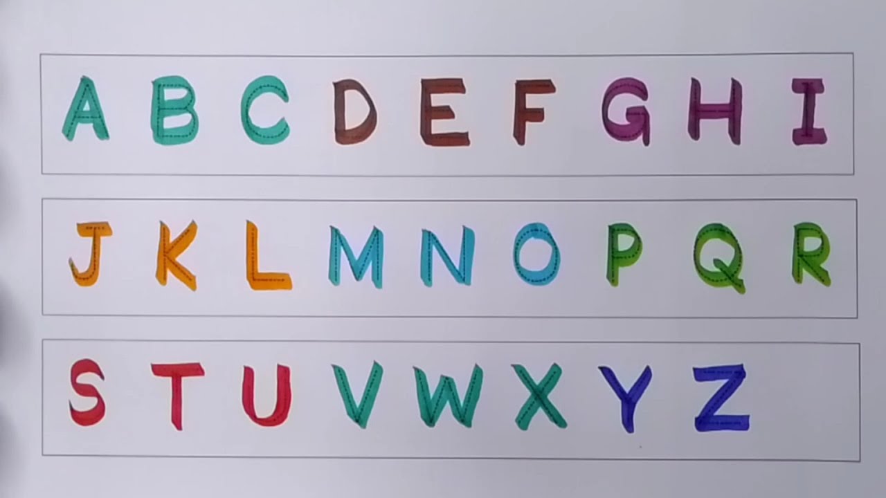 Alphabet practice time, Alphabet for kids/toddlers/children. Phonic ...
