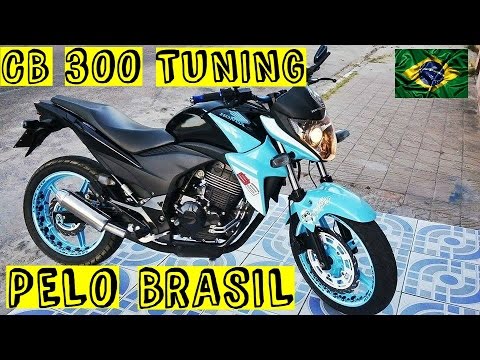 Cb 300 Tuning Pelo Brasil 02 - Cb 300R Blue & Black - YouTube