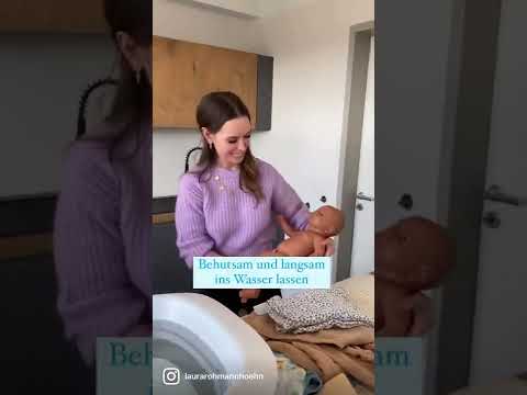 Dein Baby weint beim Baden? Diese Routine hilft...von Hebamme Laura