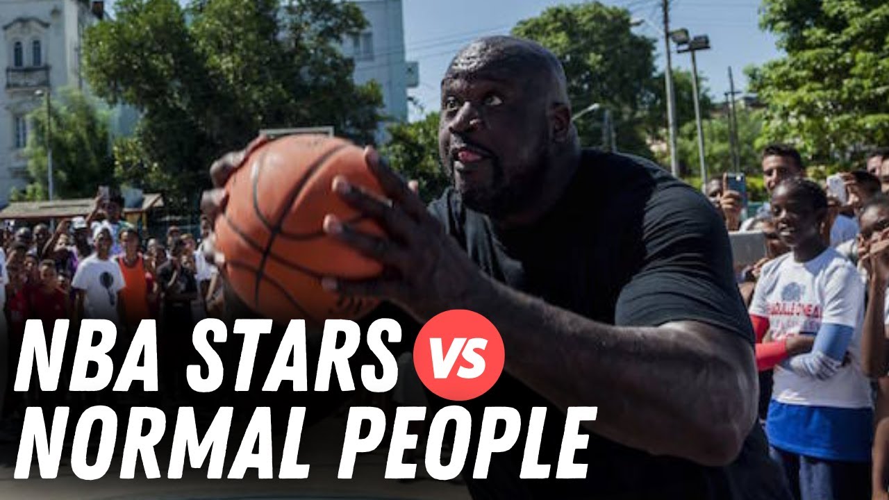 NBA Stars vs Regular People - YouTube