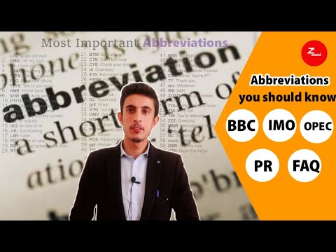 The Most Important Abbreviations full Forms You Should Know. (FAQ, BBC ...