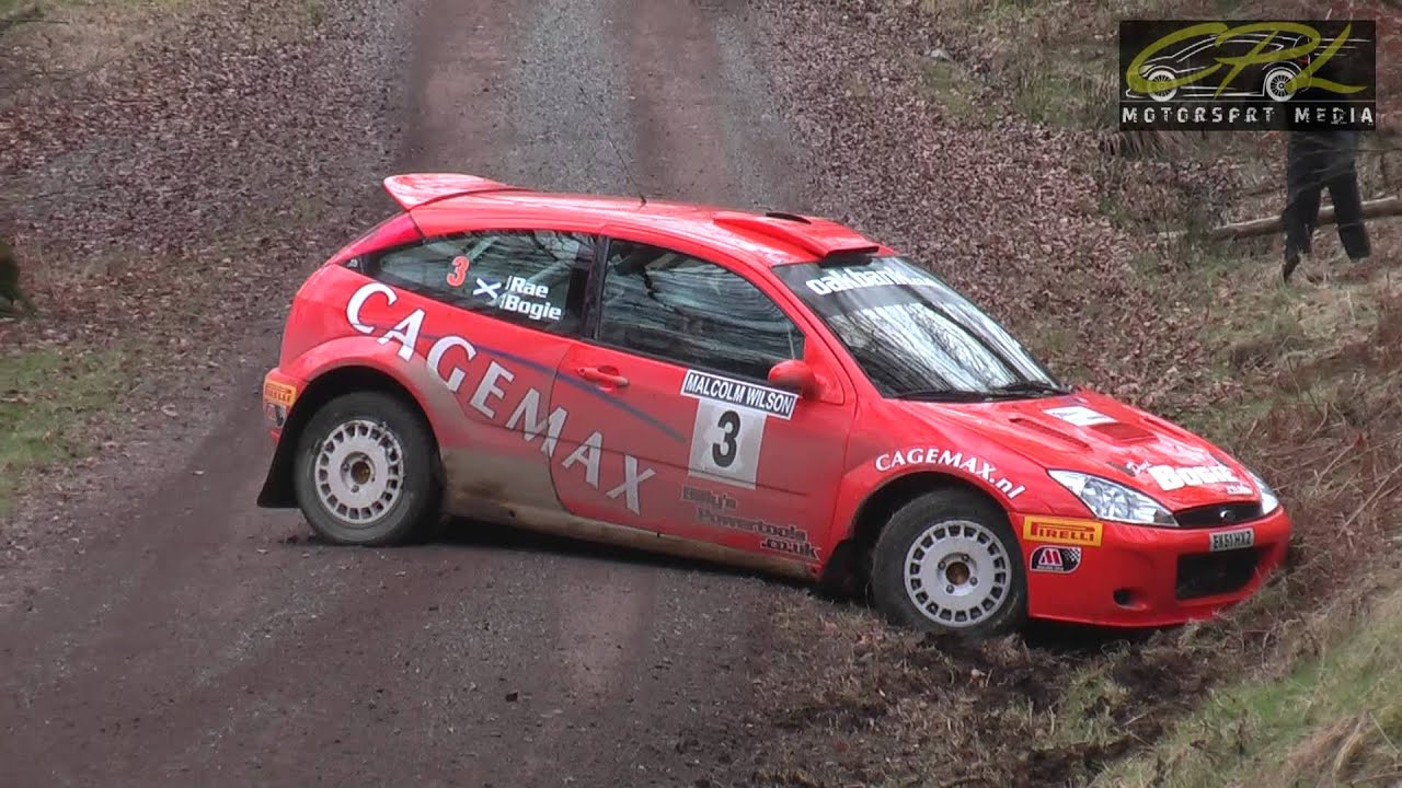 David Bogie Ford Focus WRC Crash - Malcolm Wilson Rally 2013 [HD] - YouTube