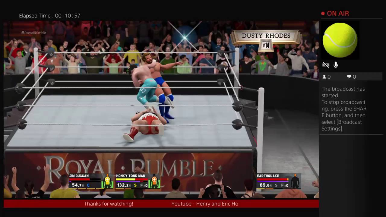 WWE2K17 custom showcase Royal Rumble '91!!! Part 14 - YouTube