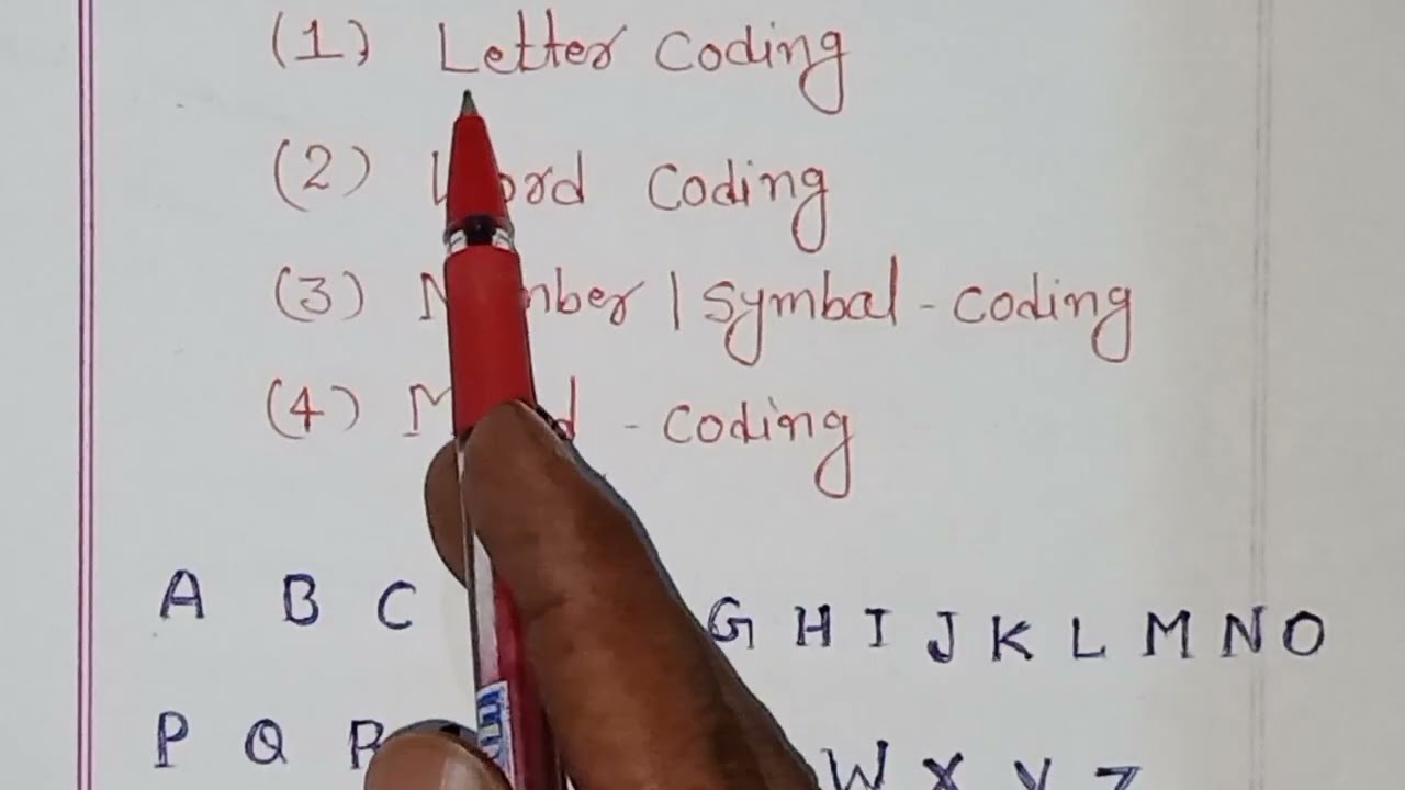 Chapter :- Letter coding//Reasoning basic se//part -1//chapter wise ...