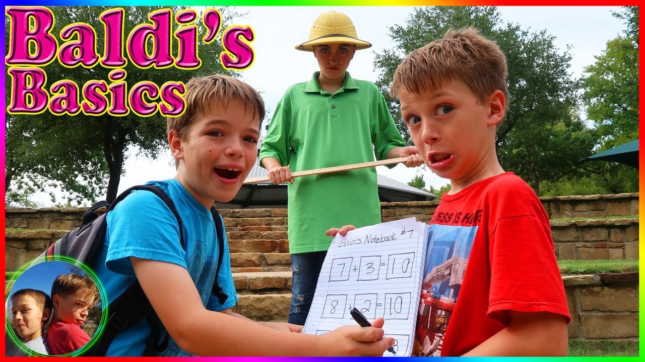Baldi's Basics Game In Real Life Skit! / Steel Kids - YouTube