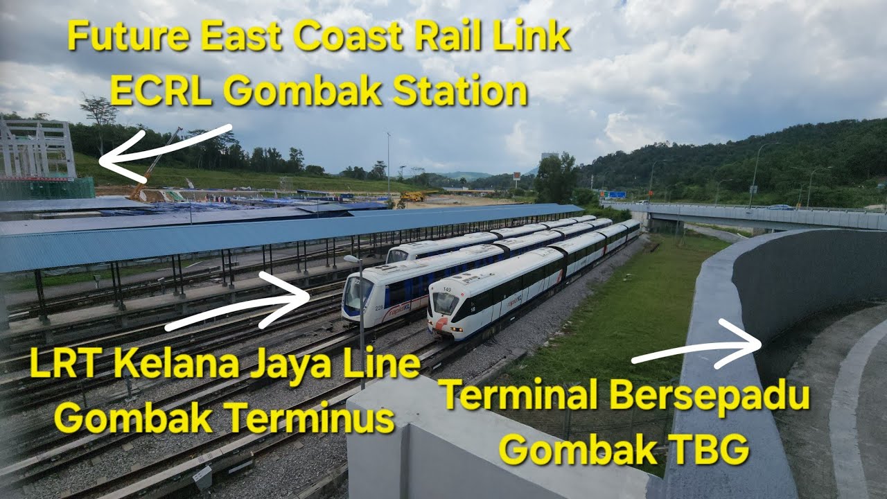 Terminal Bersepadu Gombak Integrated Terminal TBG Rail LRT ECRL Bus ...
