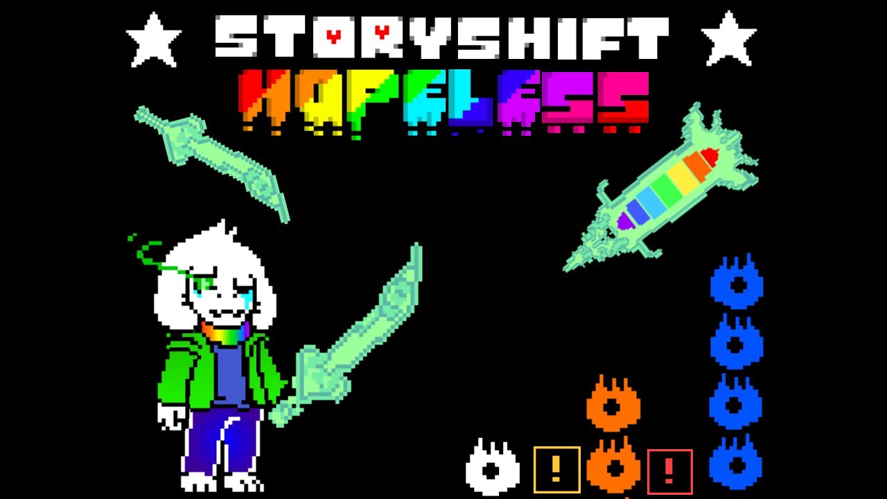 Storyshift Hopeless Asriel Phase 1 Animation! - YouTube