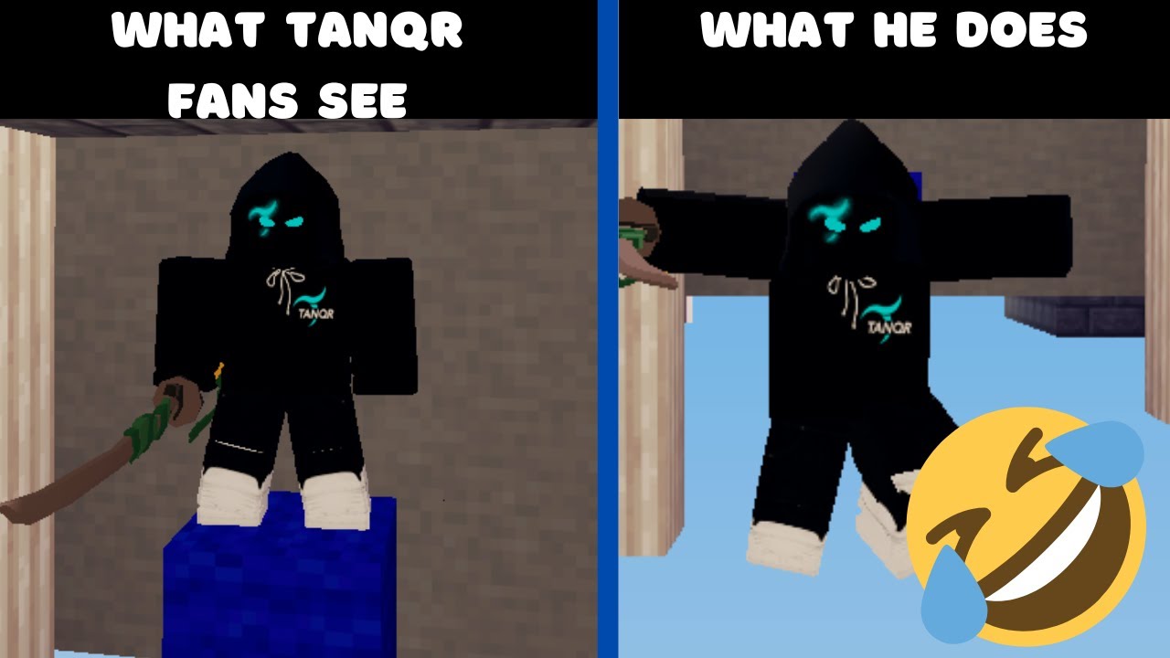 What TanqR Fans SEE VS What TanqR ACTUALLY Does... 🤣 (Roblox Bedwars ...