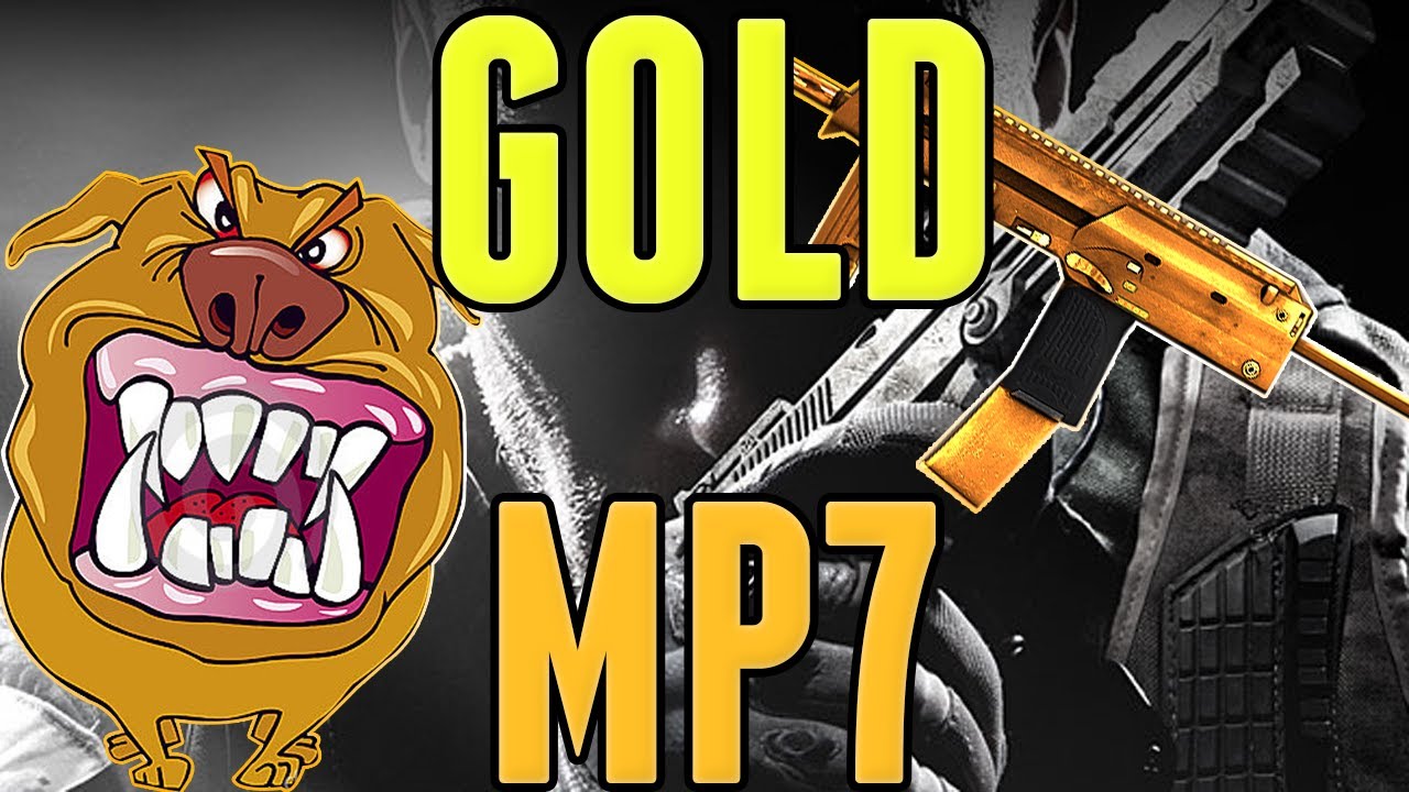 Black Ops 2: Gold MP7(Gold Gun #1) - YouTube
