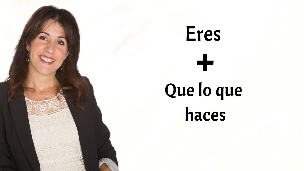 Eres MÁS que lo que HACES 😃 - YouTube