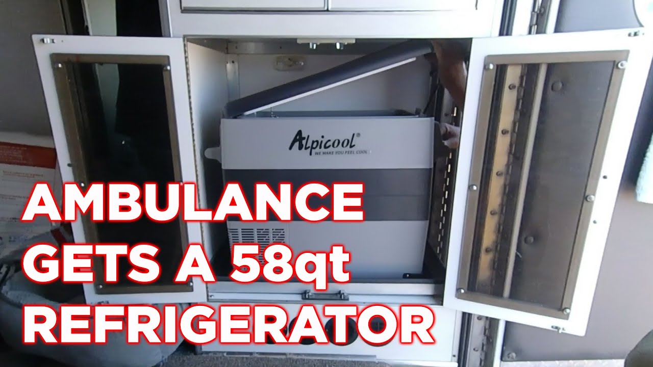 New Fridge Installed in Ambulance | Ambulance Conversion Life - YouTube