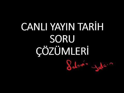 2020 - MONDROS VE CEMİYETLER (ÖSYM'NİN ÜZERİNDE EN ÇOK DURDUĞU KONULAR)