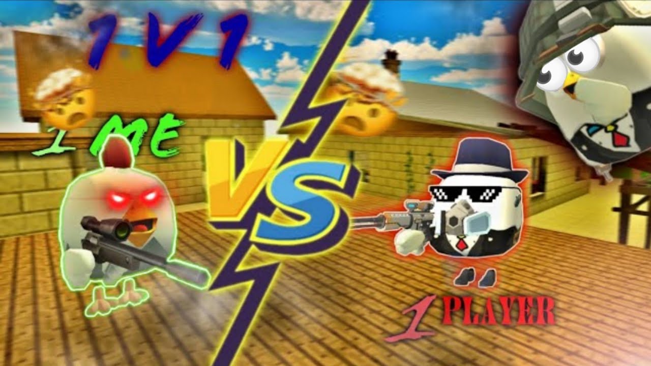CHICKEN GUN DUEL 1v1 GAMEPLAY - YouTube