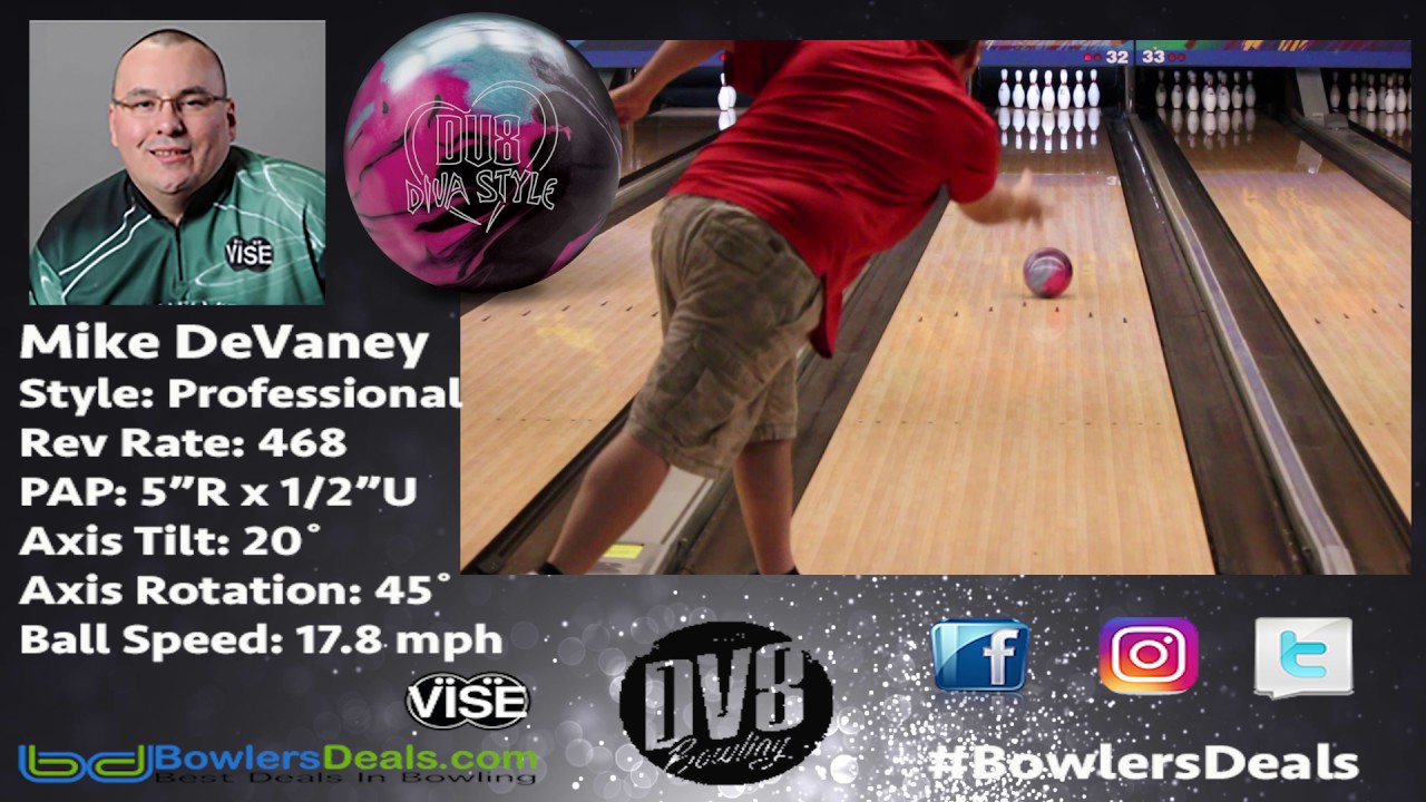 DV8 Diva Style - Ball Review By Mike DaVaney - Bowlersdeals.com - YouTube