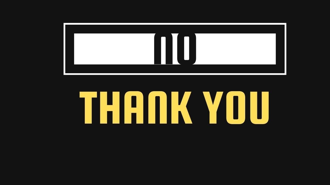 No Thank You How To Say no To People YouTube