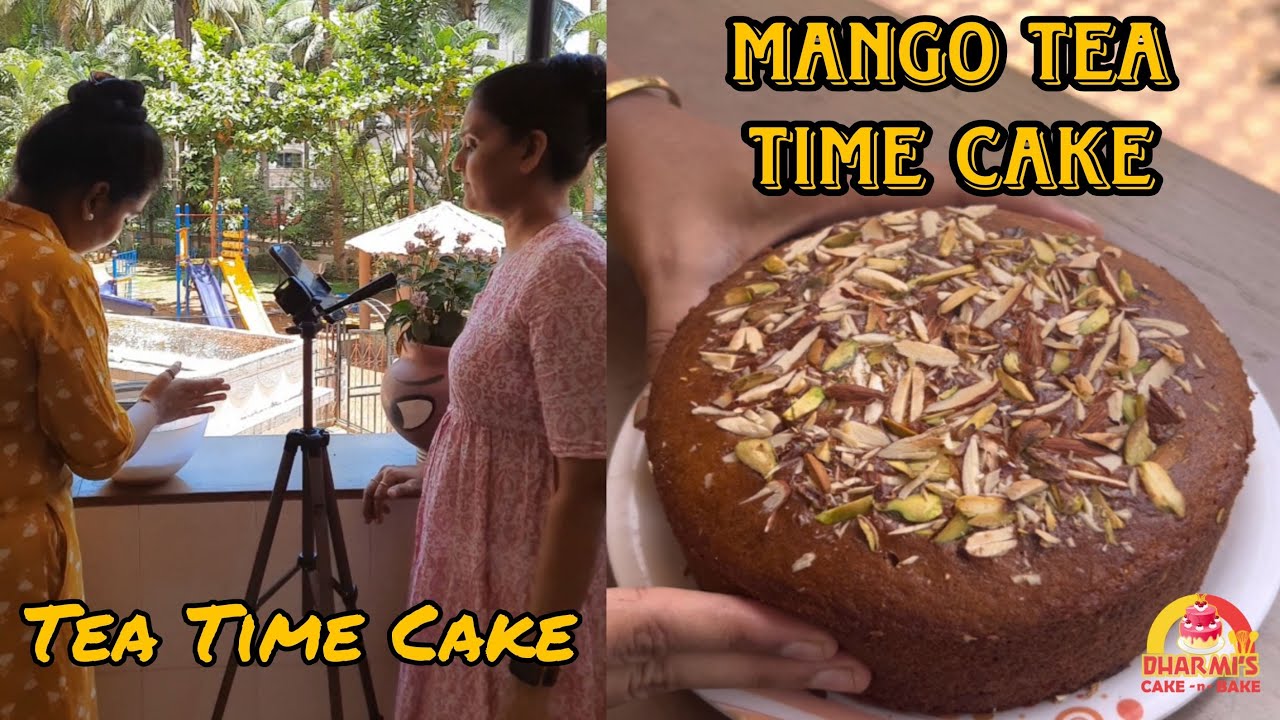 Tea Time Cake Series Recipe - 1 | Mango Tea Time Cake | Without Butter ...