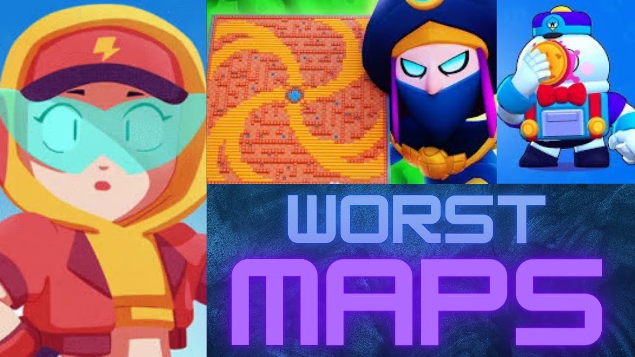 Top 3 WORST Solo Showdown Maps in Brawl Stars History 🤦‍♂️ - YouTube