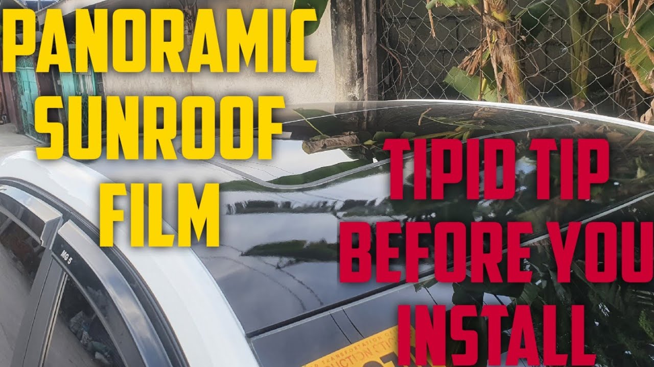 Panoramic Sunroof Installation| Tipid Tip For All - YouTube