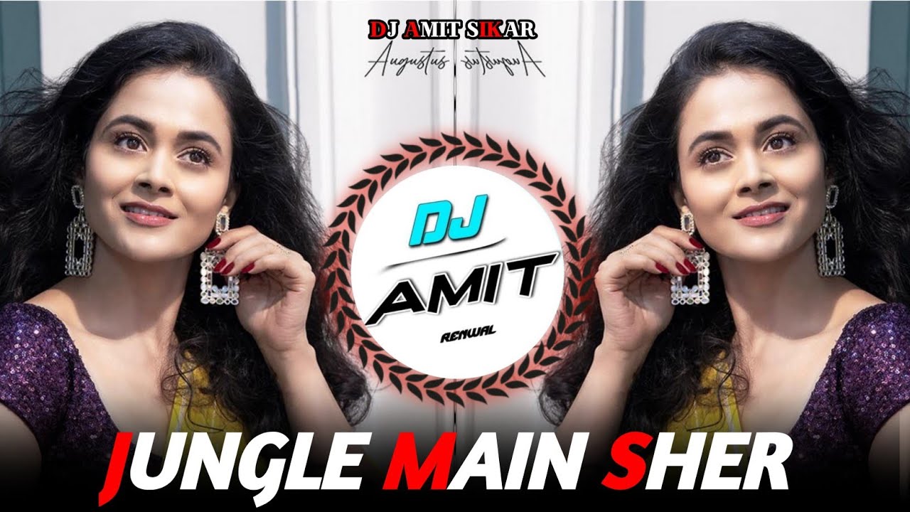 🔥 JUNGLE MAIN SHER DJ 🥀DJREMIXSONG 🎶 90S EVERGREENHITS DJ AMIT RENWAL 👑 ...