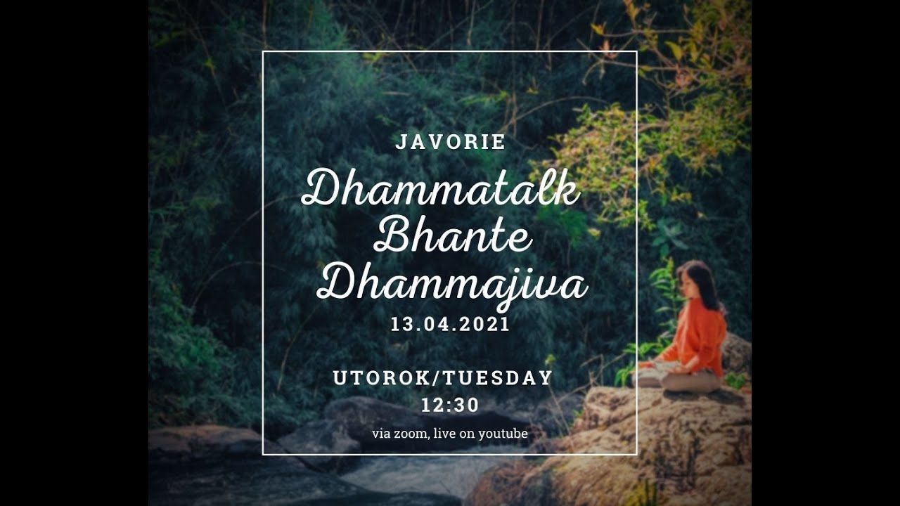 Bhante Dhammajiva I Javorie ZOOM retreat - YouTube