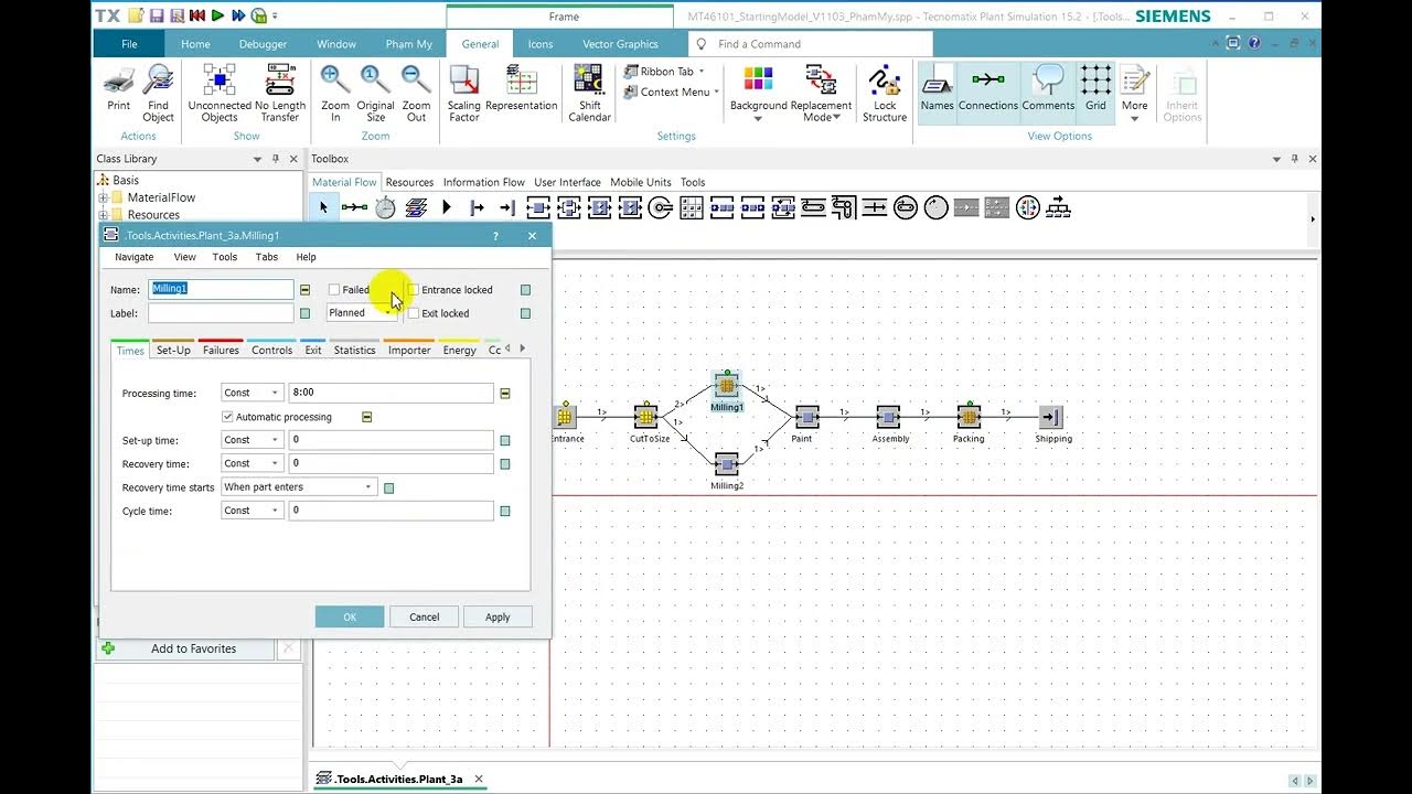 [Tecnomatix Plant Simulation] Tutorial 11 - SingleProc Percentage Exit ...