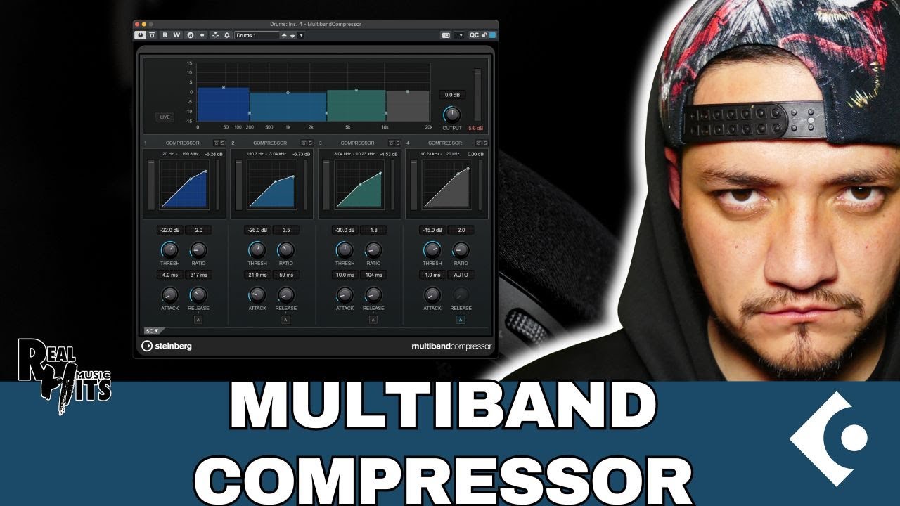 Expansión CURSO DE CUBASE | COMPRESORES | Clase 3 MULTIBAND COMPRESSOR ...