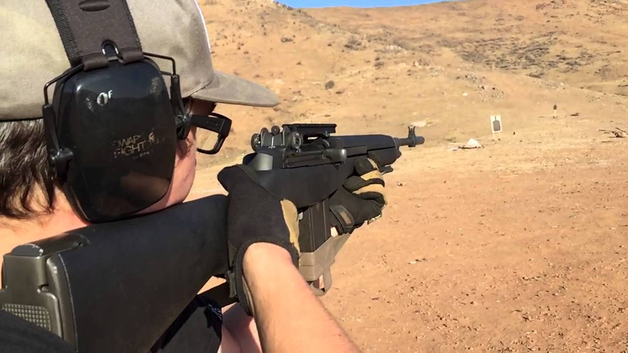 M1A at 100YDS - YouTube