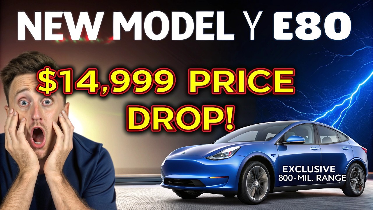 New Tesla Model Y E80 – Shocking Price Drop & Game-Changing Battery ...