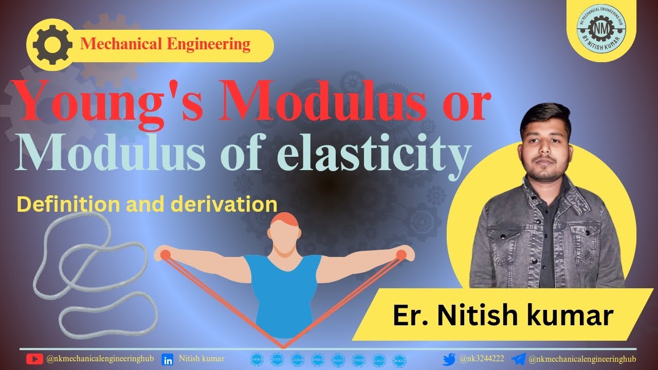 Young's Modulus or Modulus of elasticity || @nkmechanicalengineeringhub ...