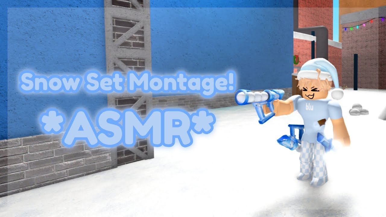 SNOW Set MM2 Montage P1! + Keyboard ASMR! (Murder Mystery 2) - YouTube