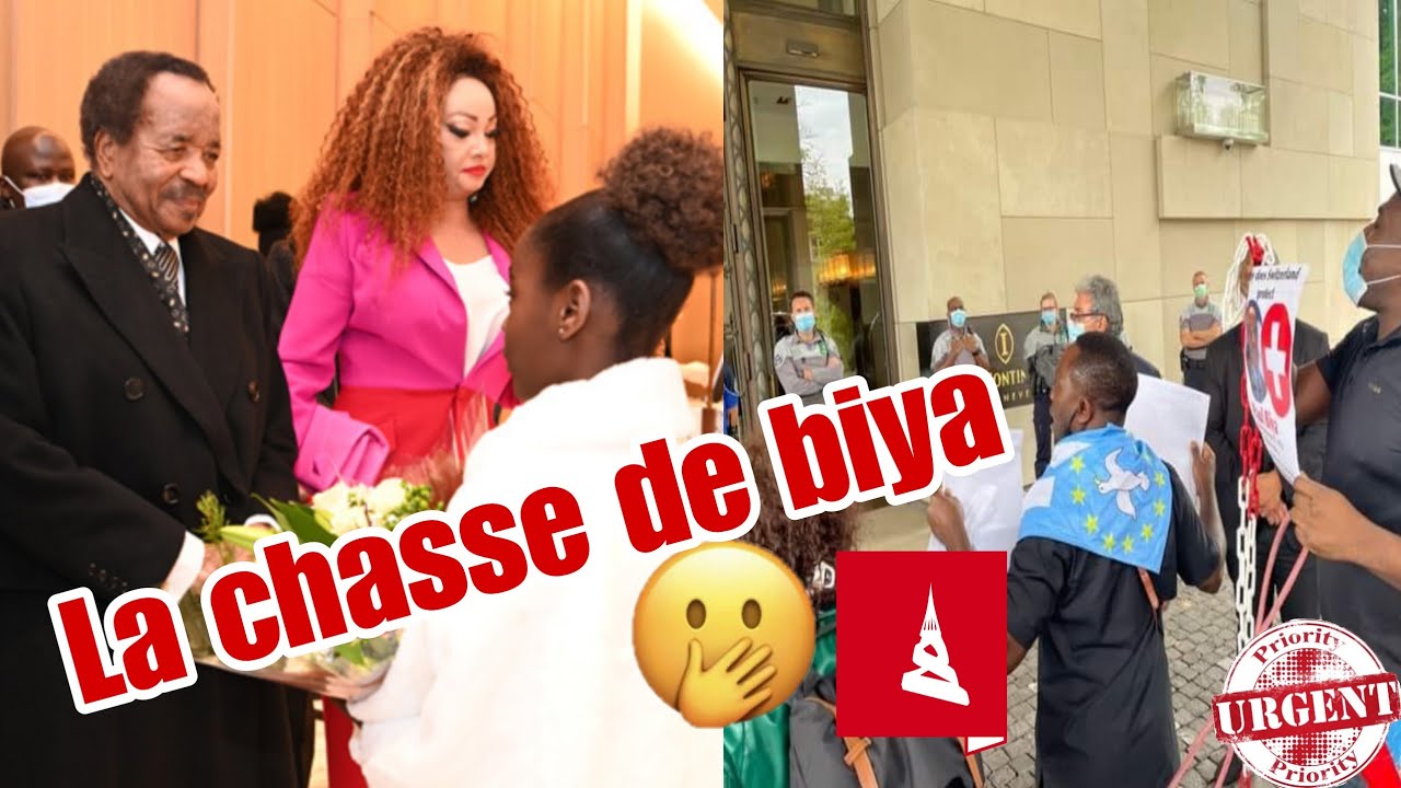 🇨🇲😱La chasse de biya a generve a commencer: cachette de Biya enfin ...